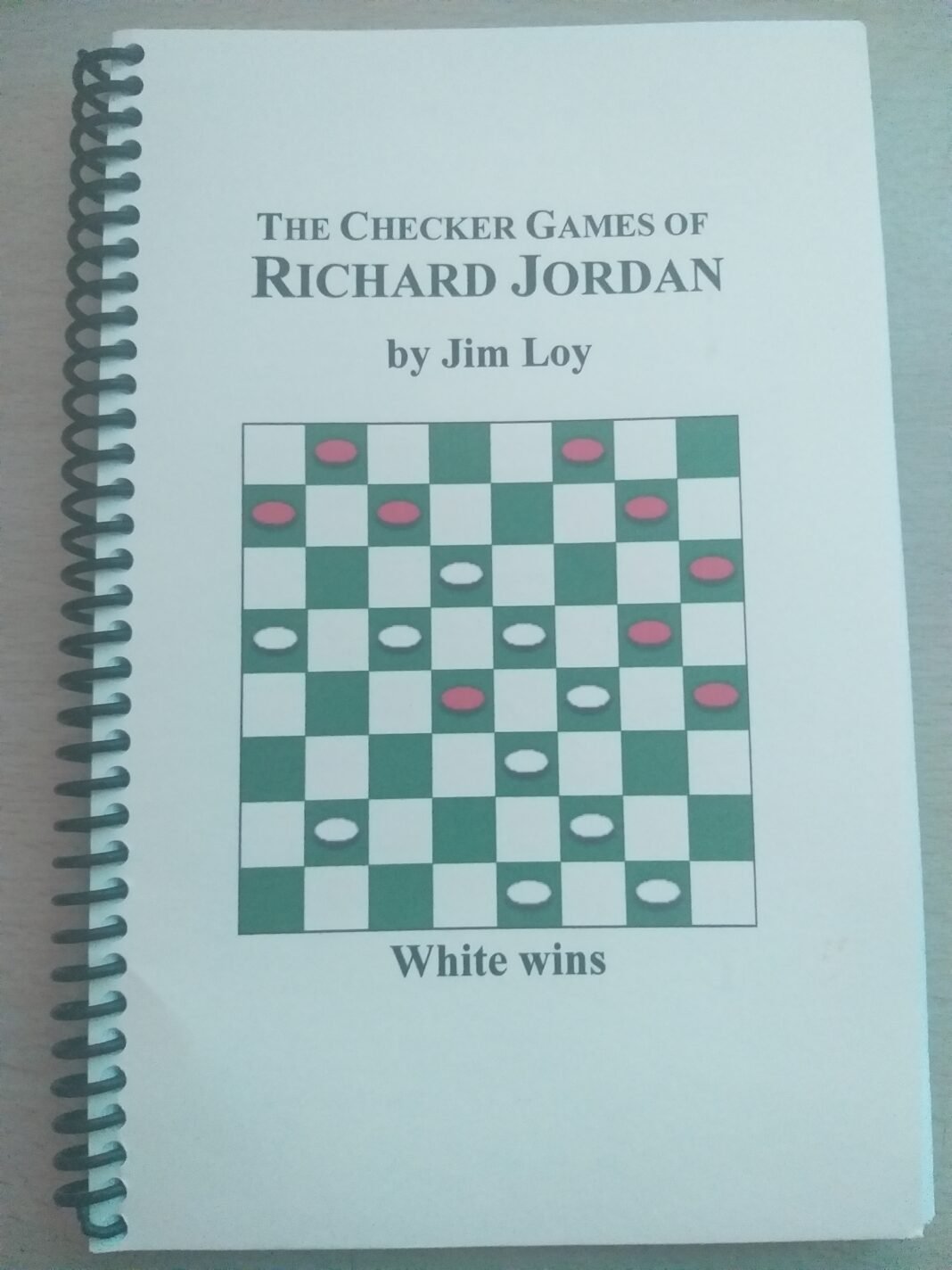 The Checkers Games of Richard Jordan - Start Checkers