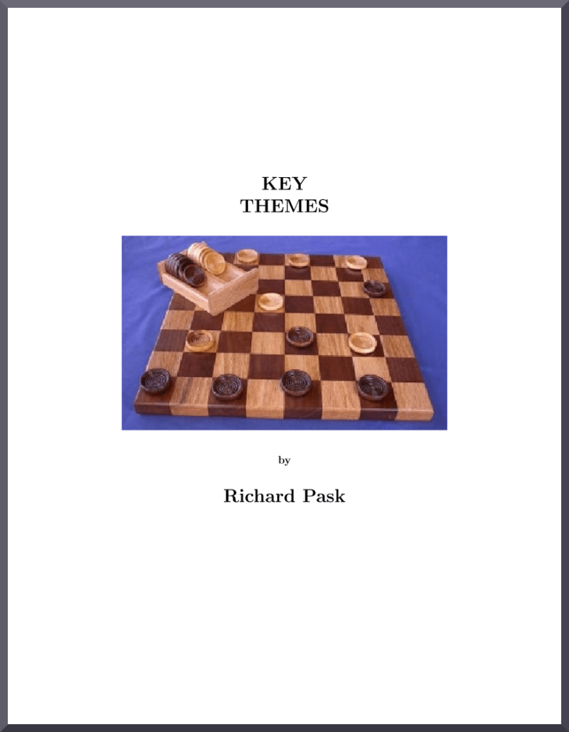 Key Themes - Start Checkers